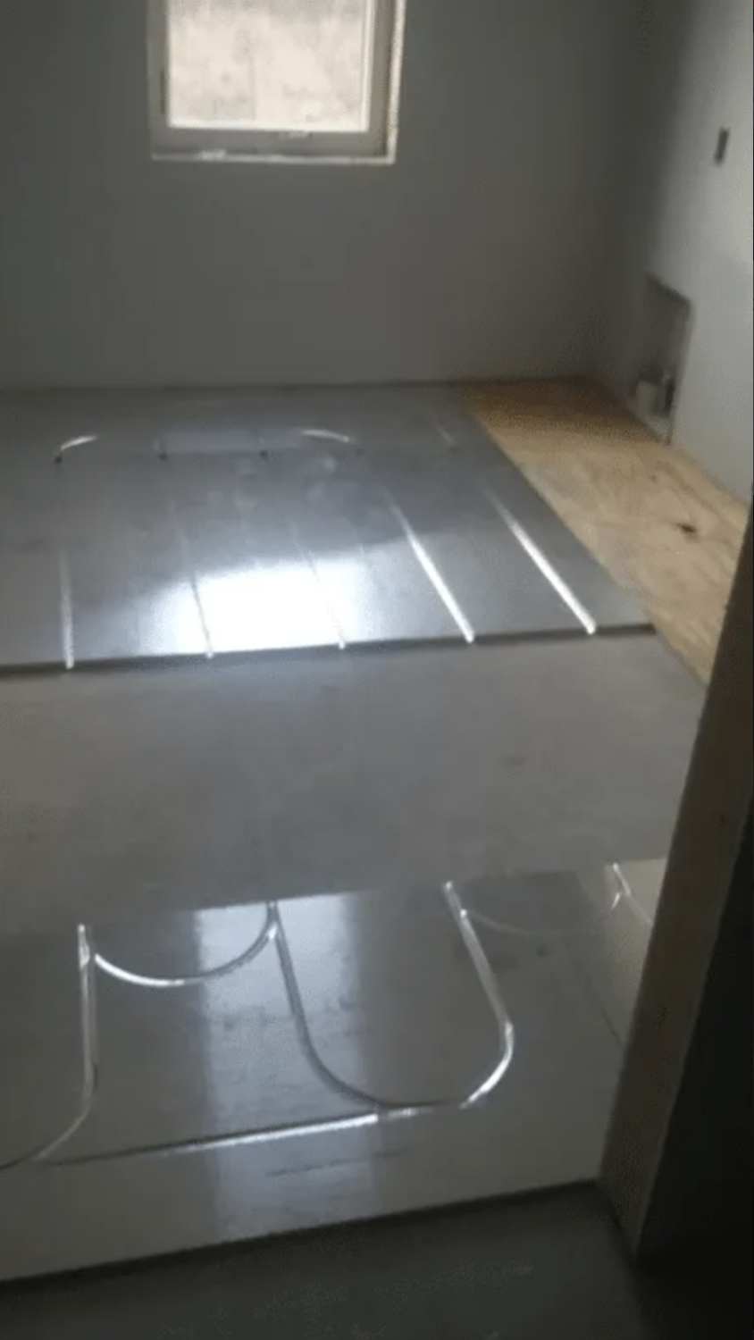 Firefly Ecowarm Radiant Floor Heating Custom Bedroom - Ecowarm RadiantBoard