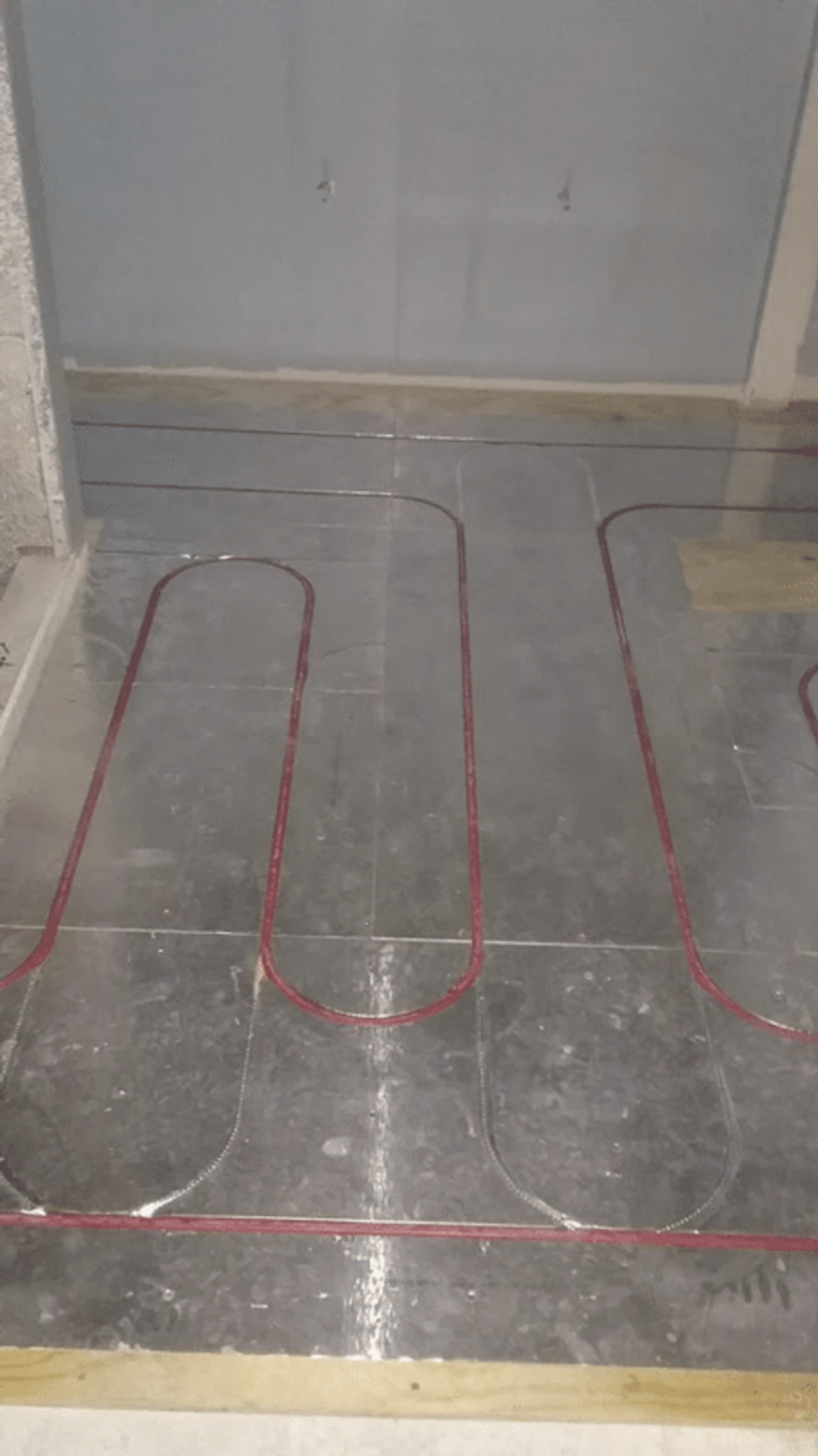 Firefly Ecowarm Radiant Floor Heating Custom Built Home Hallway 3 ...