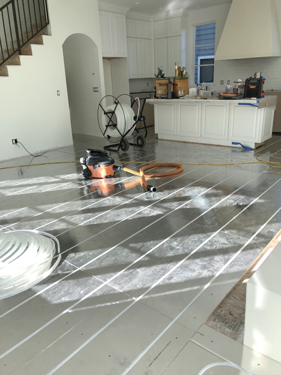 Ecowarm RadiantBoard Installation Gallery