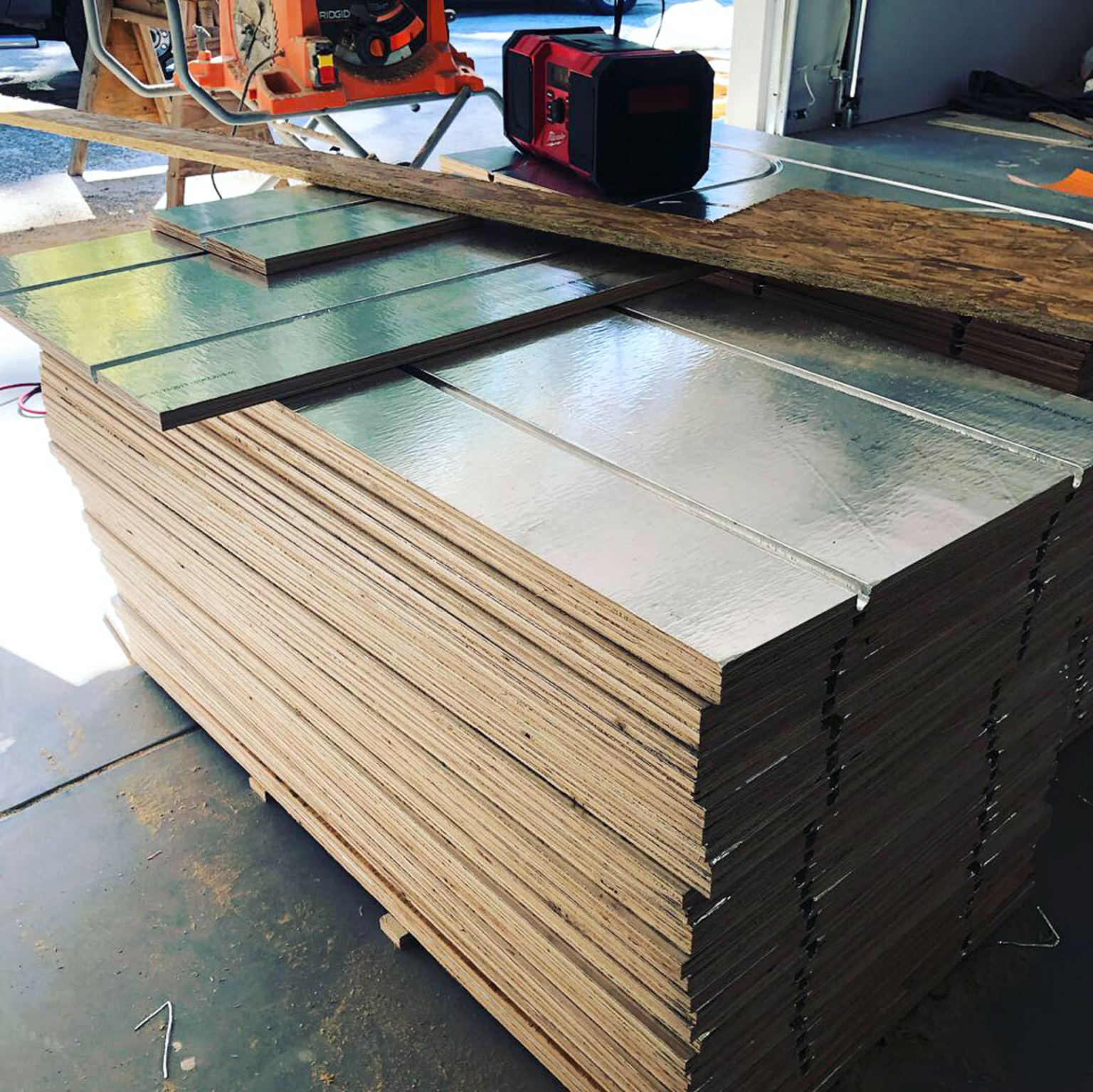 Ecowarm RadiantBoard Installation Gallery